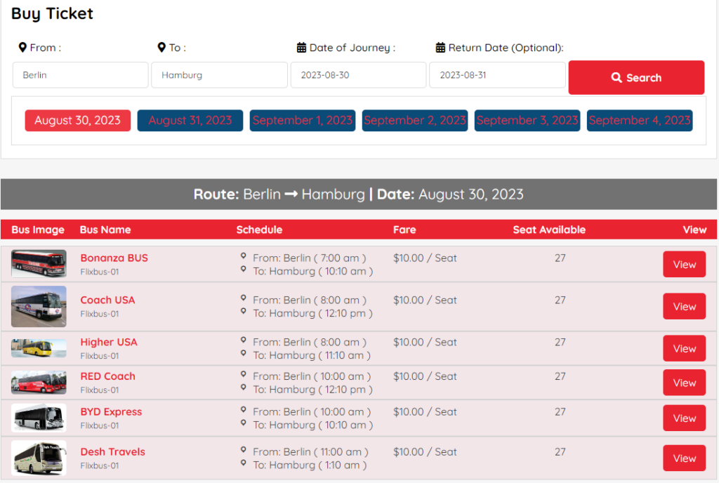 Multipurpose Ticket Booking Manager (Bus/Train/Ferry/Boat/Shuttle ...