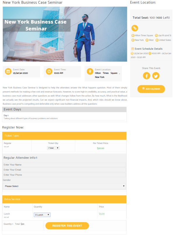 How to Create Seminar Booking System Using Event Booking Software ...