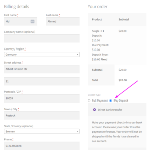 WooCommerce Deposit & Partial Payment Solution- WpDepositly - MagePeople