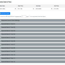 Recurring Events Addon For Woocommerce Event Manager - MagePeople