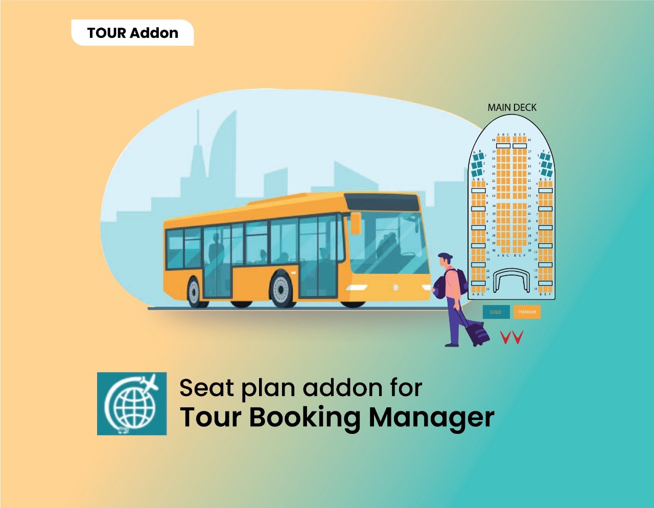 Seat Plan addon for Tour Booking Manager Plugin Wordpress -WpTravelly